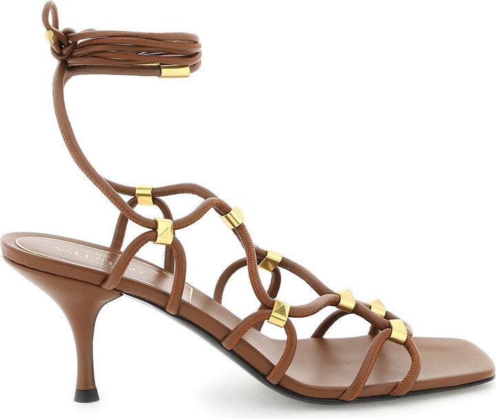 Valentino Garavani 'Rockstud Net' Sandals - ShopStyle