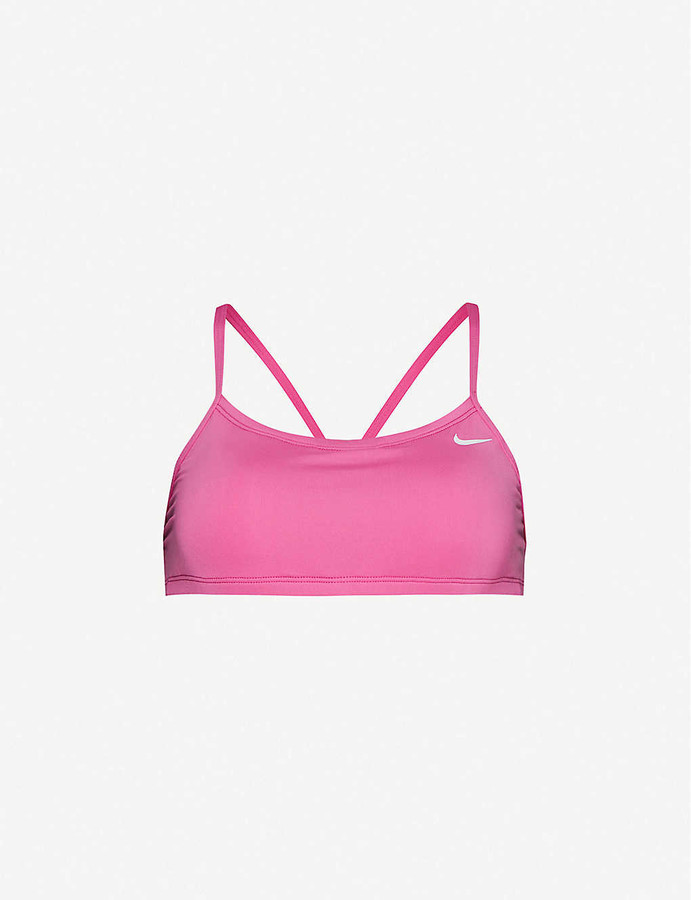 Nike Logo-print bikini top - ShopStyle Two Piece Swimsuits