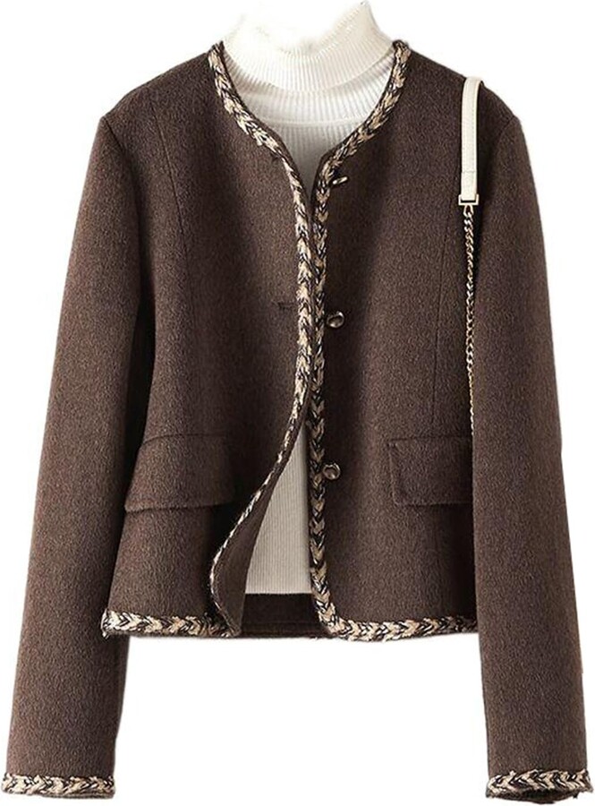 CHONG FENG XIA Wool jacket for women - ShopStyle Outerwear