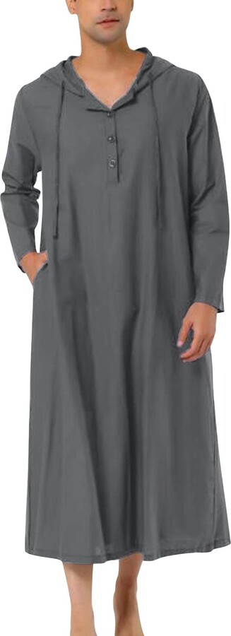 MODSGUE Kaftan Men's Festive Tunics Dubai Kaftan Muslim Thobe Casual ...