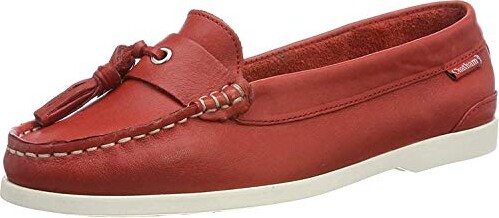 Chatham Arora Tassel Loafers-5-Red - ShopStyle Flats