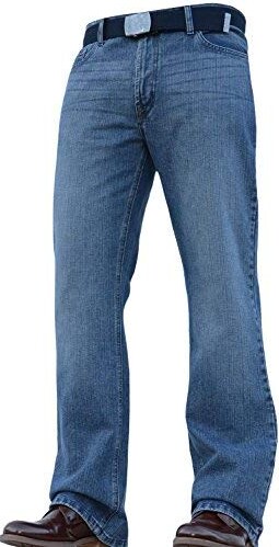 FB JEANS BNWT New Mens Designer Bootcut Flared Wide Leg Heavy Denim ...