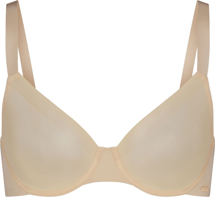 No Show Molded Unlined Demi Bra | Sand - ShopStyle