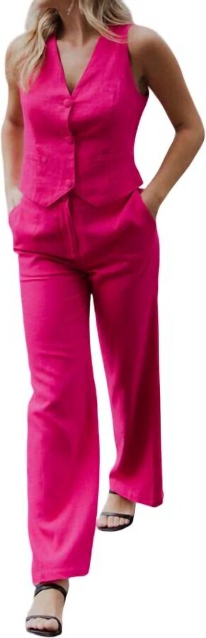 Good People Design Could It Be Vest In Pink - ShopStyle