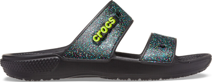 Crocs Classic Glitter Sandal - ShopStyle