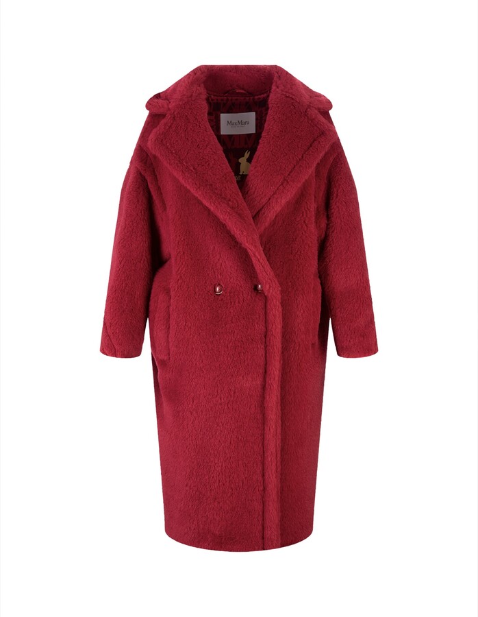 Max Mara Red Lina Coat - ShopStyle