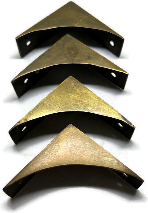Etsy 4 Jolic Solid Brass 2 " Inch Small Box Corners Or Table Edge 5 cm ...