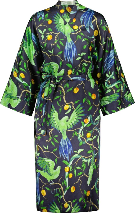House of Nostalgia - The Muse Wrap Dress Birds In Paradise Night Sky ...