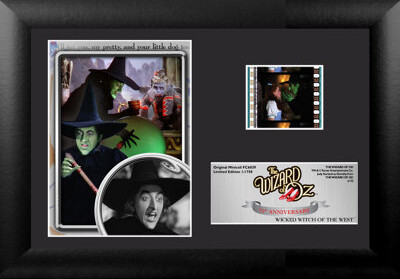 Trend Setters Wizard of Oz 75th Anniversary (Wicked Witch) Mini FilmCell Presentation Framed ...