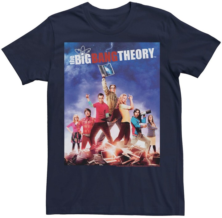 Licensed Character Men's The Big Bang Theory Group Shot Laptop Poster ...