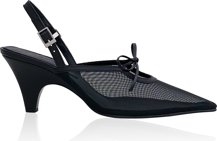 Reike Nen Detail Slingback Mesh PumpsNen - ShopStyle