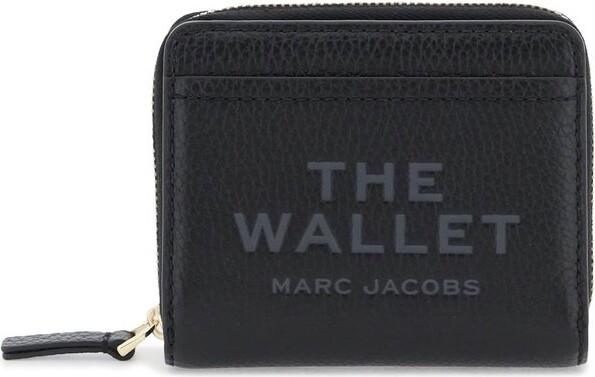 Marc Jacobs Logo Printed Zipped Mini Compact Wallet - ShopStyle