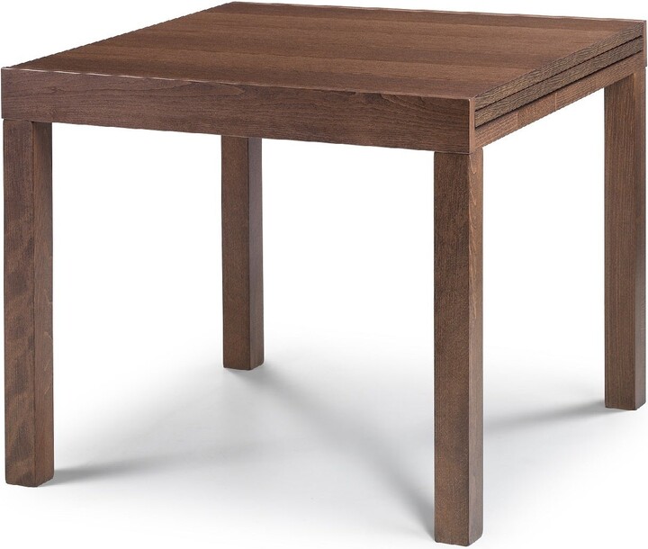 Dunelm Melrose Square to Rectangle Dining Table with 6 Melrose Chairs Walnut (Brown) - ShopStyle