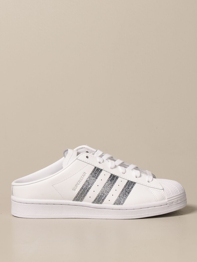 adidas Superstar Mule sneakers in leather - ShopStyle Shoes