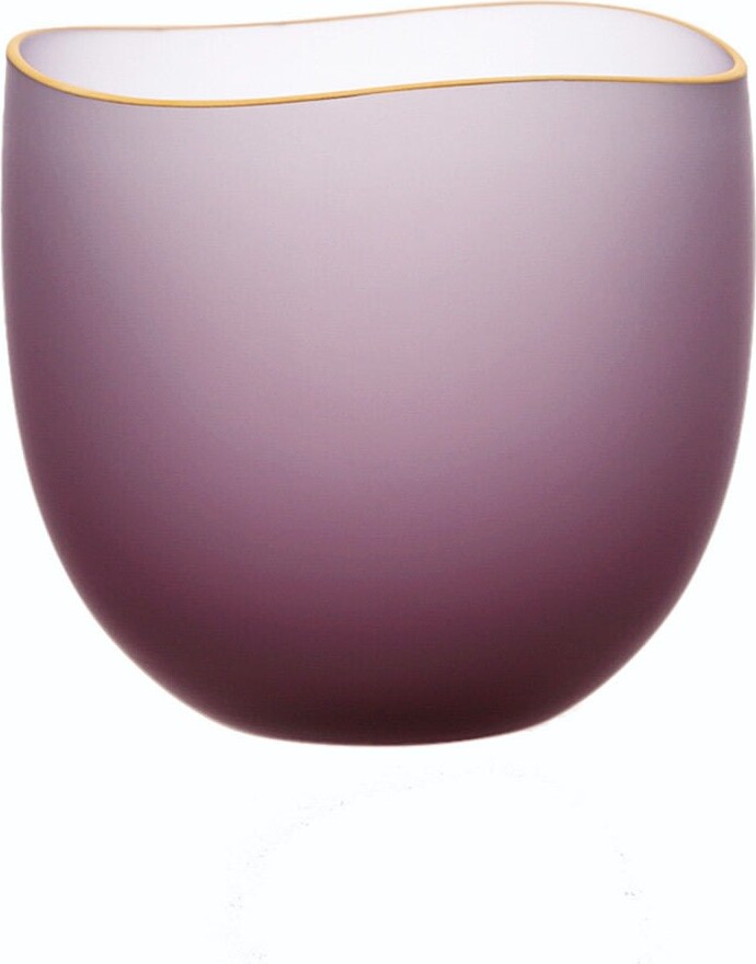 Sghr Sugahara Saki Handcrafted Sake Glass With Gold Rim - Frosted Wine Red, Small - ShopStyle ...