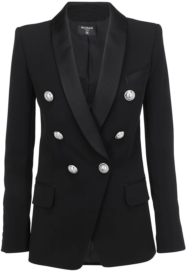 Balmain Double Breasted Blazer - ShopStyle