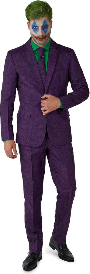 OFFSTREAM Men's The Joker Costume - Halloween Party Outfit - Batman ...