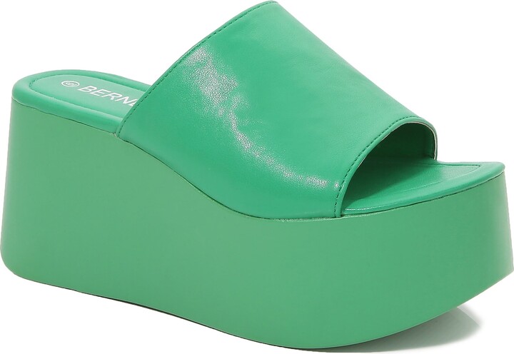 BERNESS Flora Platform Slide Sandal - ShopStyle