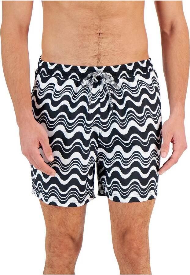 INC International Concepts Mens Mesh Pattern Swim Trunks - ShopStyle