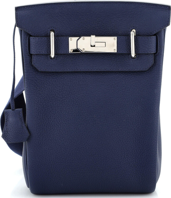 Hermes Leather backpack - ShopStyle