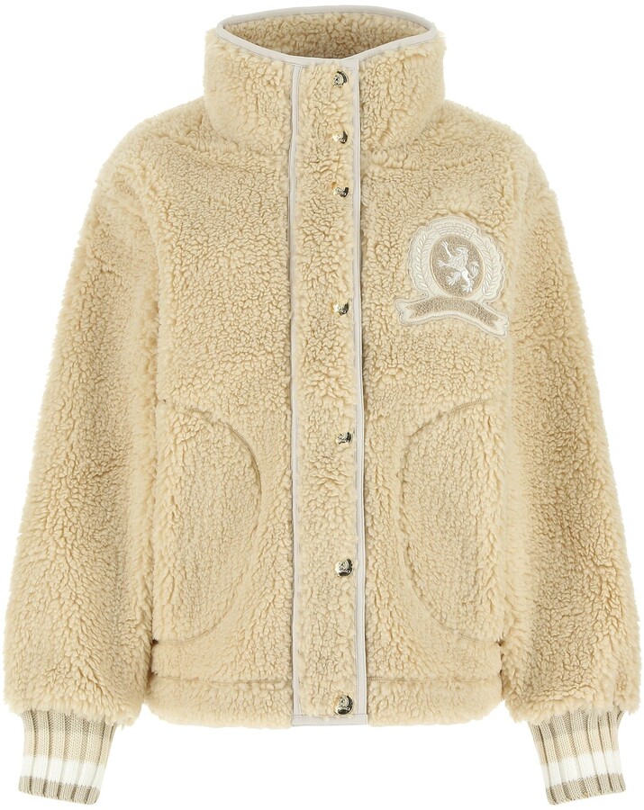 Tommy Hilfiger Crest Faux Fur Varsity Jacket - ShopStyle