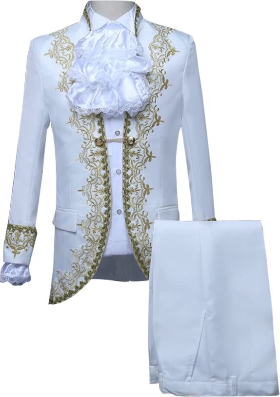 YUDATPG Men Tuxedo Costume Classic Slim Fit Tuxedo Suit Chorus Musician ...