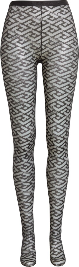 Versace Greca Signature Tights - ShopStyle Hosiery