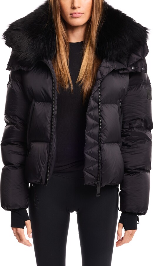 SAM. Kaia Water Resistant Down Puffer Jacket with Removable Genuine ...