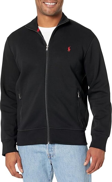Polo Ralph Lauren Double-Knit Track Jacket (Polo Black) Men's Jacket ...