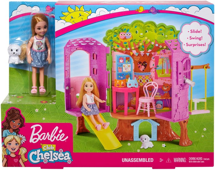Barbie Chelsea Doll and Treehouse Playset - ShopStyle