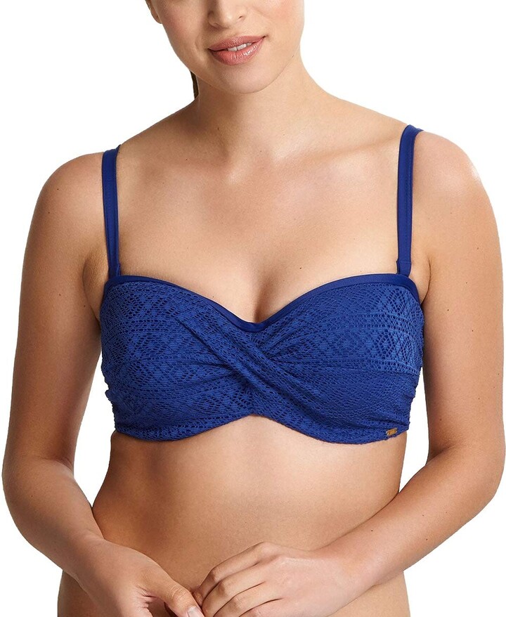 Panache Anya Crochet Bandeau Bikini Top - ShopStyle Two Piece Swimsuits