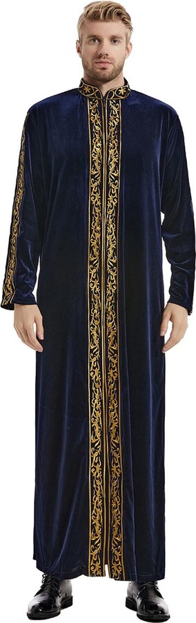 Midiskye Prayer Clothing for Men Long Sleeve Medieval Shirt Renaissance ...