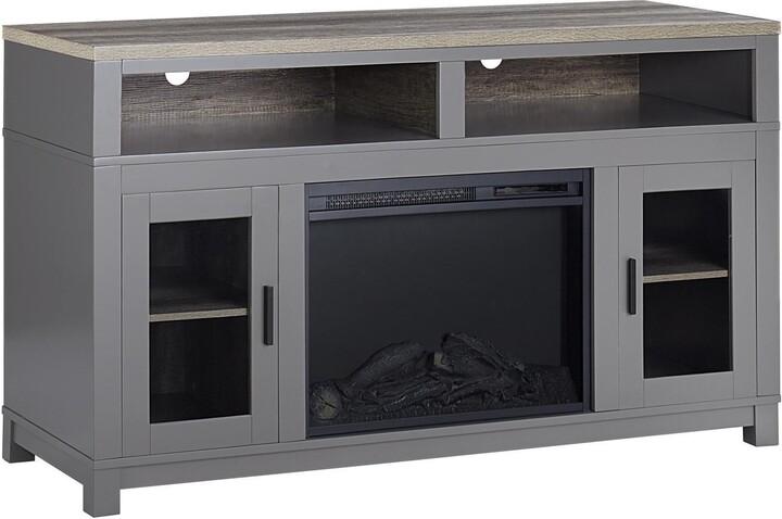 Ameriwood Home Carver Electric Fireplace TV Stand for TVs up to 60 inches - N/A - ShopStyle