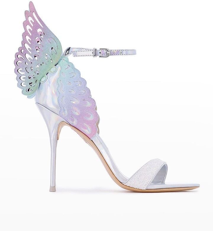 Sophia Webster Evangeline Multicolored Angel Wing Sandals - ShopStyle