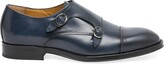 a. testoni Men's Salerno Double Monk Strap Textured Leather Shoes ...