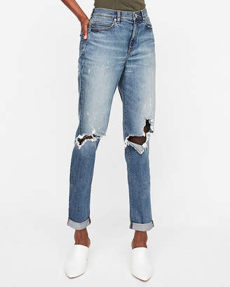 Fashion Look Featuring Express Distressed Jeans and Express Skinny Fit ...