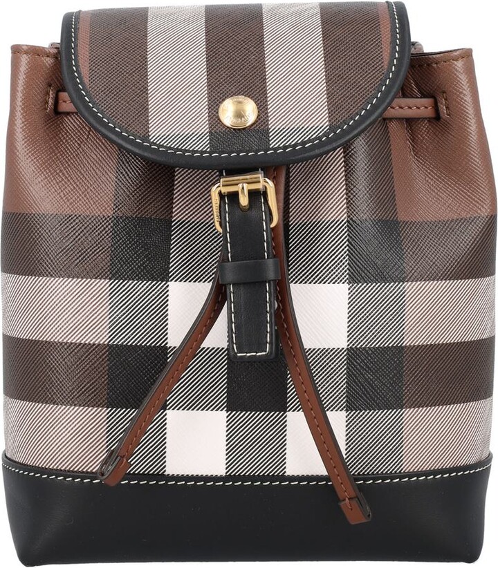 Burberry Check Micro Backpack - ShopStyle