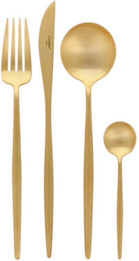 Cutipol - Moon Matt Gold Cutlery Set - 24 Piece - ShopStyle Home