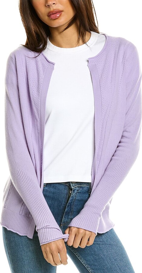 Malo Cashmere Pointelle Wool & Cashmere-Blend Cardigan - ShopStyle