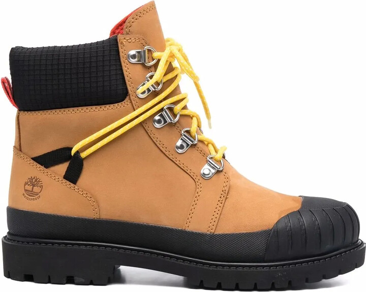 Timberland Side Logo-Detail Boots - ShopStyle