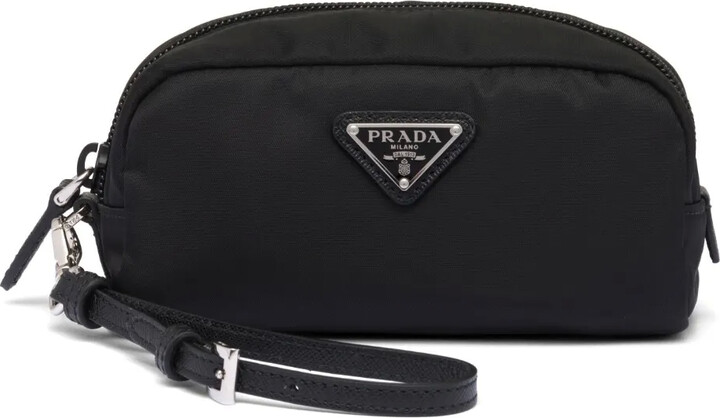 Prada Re-Nylon zip-up pouch - ShopStyle Makeup & Travel Bags