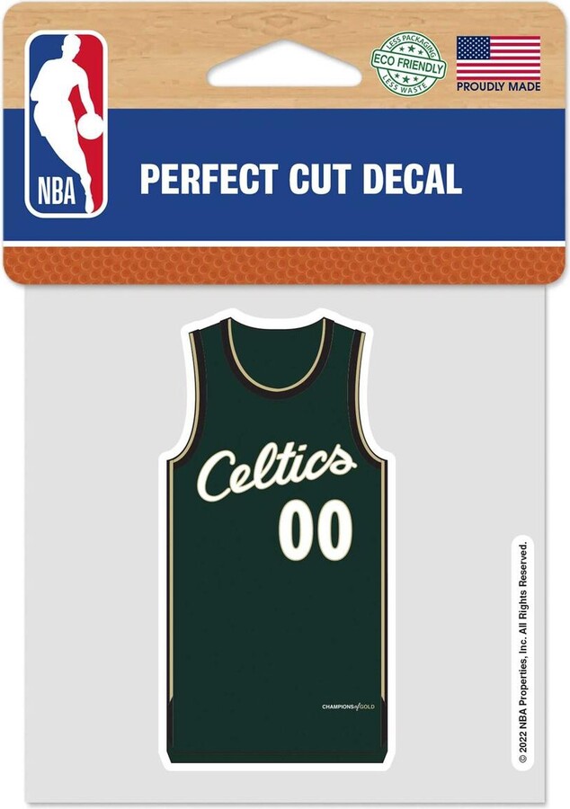 Wincraft Boston Celtics 2022 City Edition 4'' x 4'' Perfect Cut Decal ...
