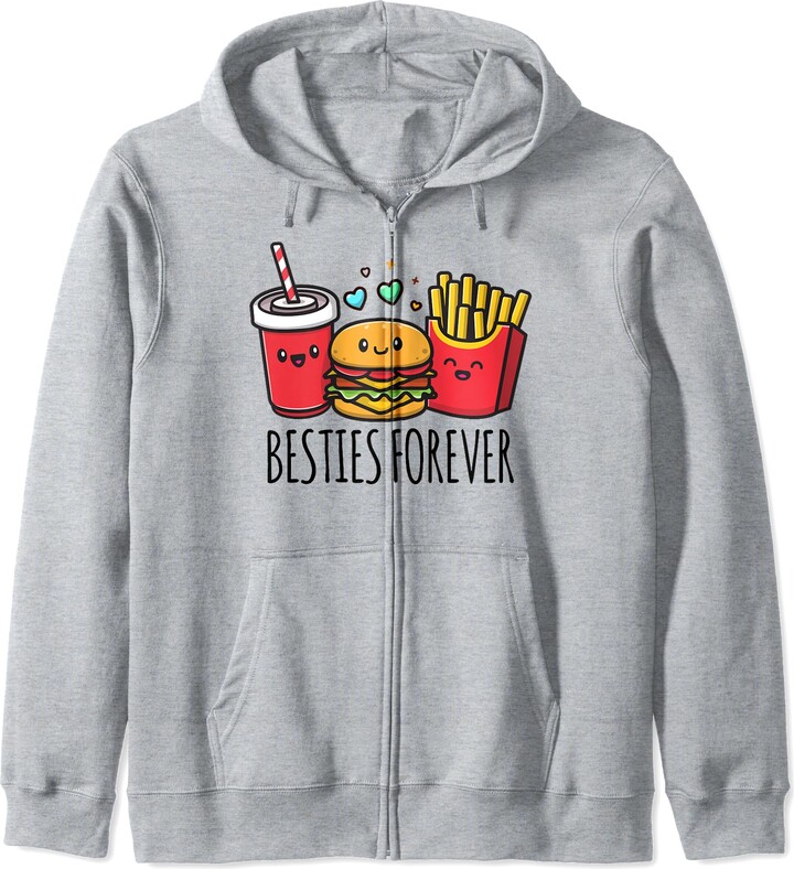 Kawaii Hamburger French Fries Soda Food Pair Love Hamburger French ...