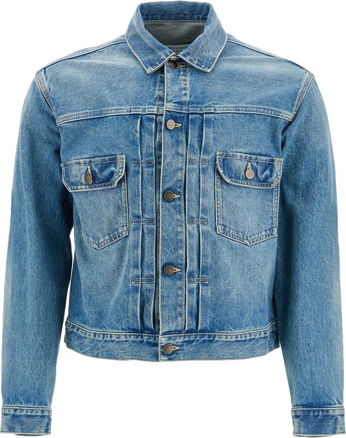 Maison Margiela Men's blue Jacket For Men - ShopStyle