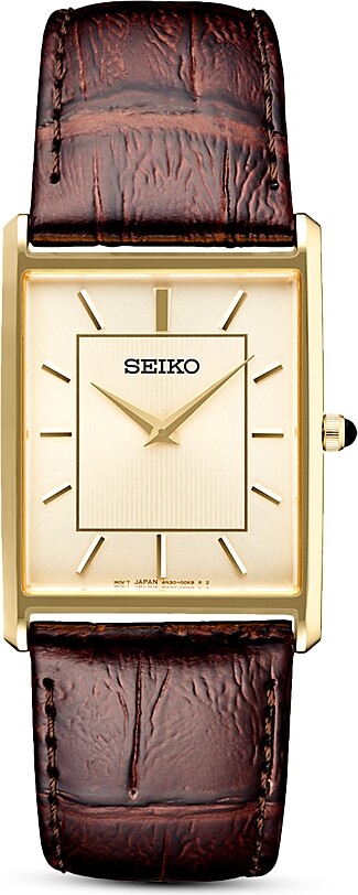 Seiko Essentials Watch, 28mm - ShopStyle