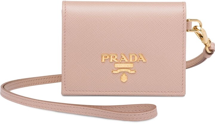 Prada Logo-Badge Card Holder - ShopStyle