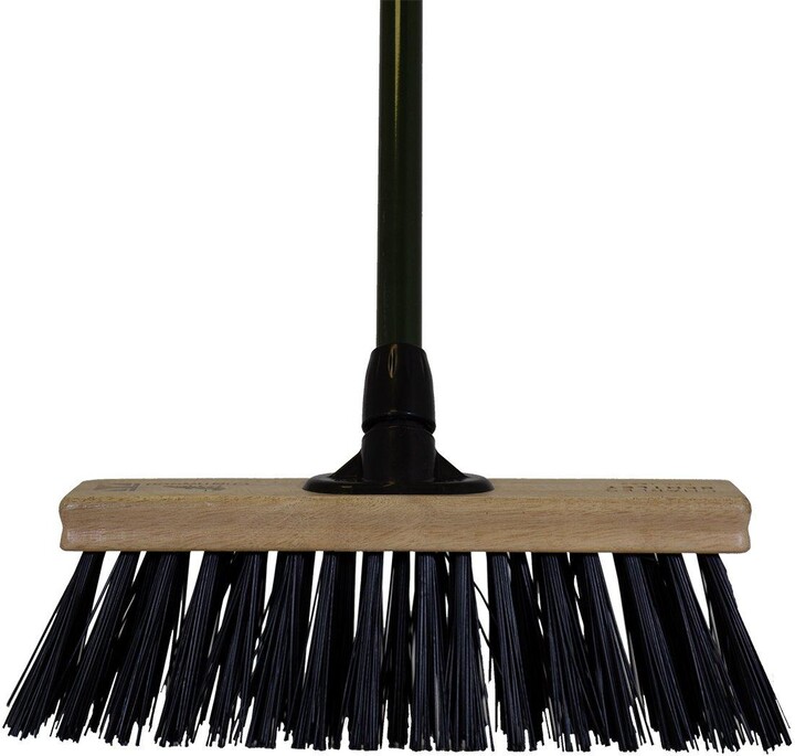 Charles Bentley Charnwood 14" Heavy Duty PVC Broom Garden FSC Wood ...