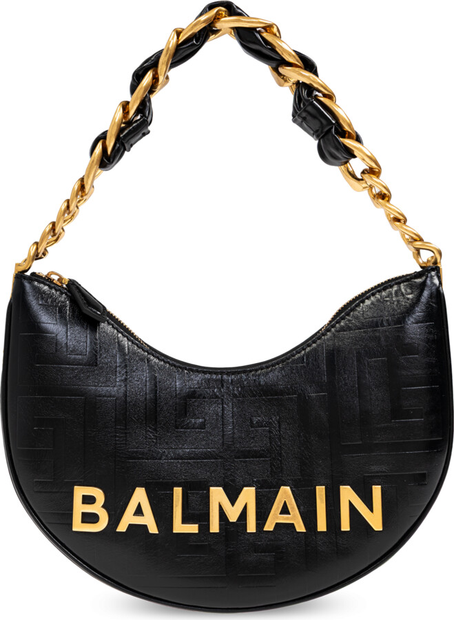 Balmain Shoulder Bag `1945 Soft`, , - Black - ShopStyle