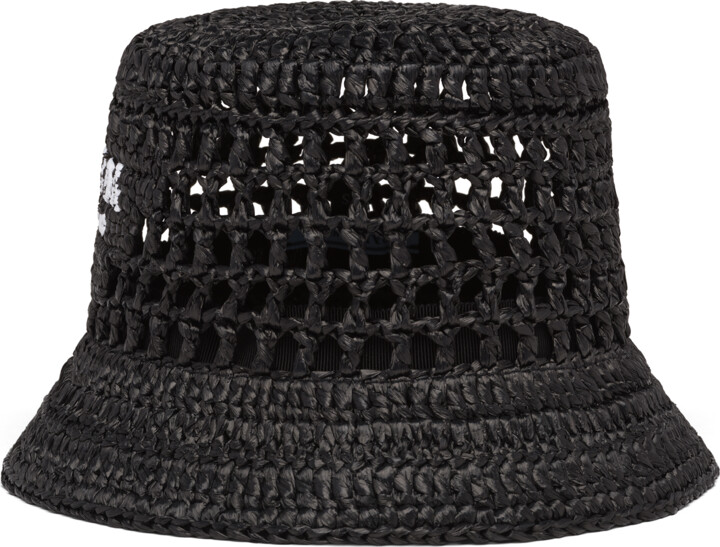 Prada Raffia Bucket Hat - ShopStyle