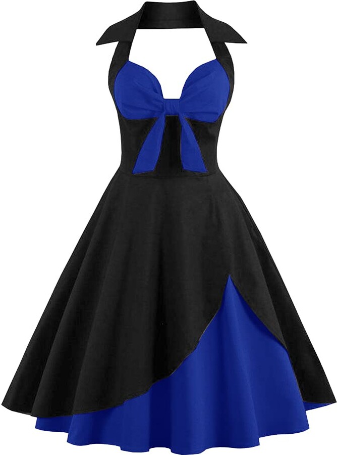 1950s black tie women